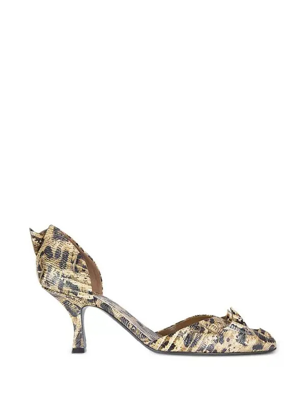 THE EROSE Yayoi Leopard-print Pumps
