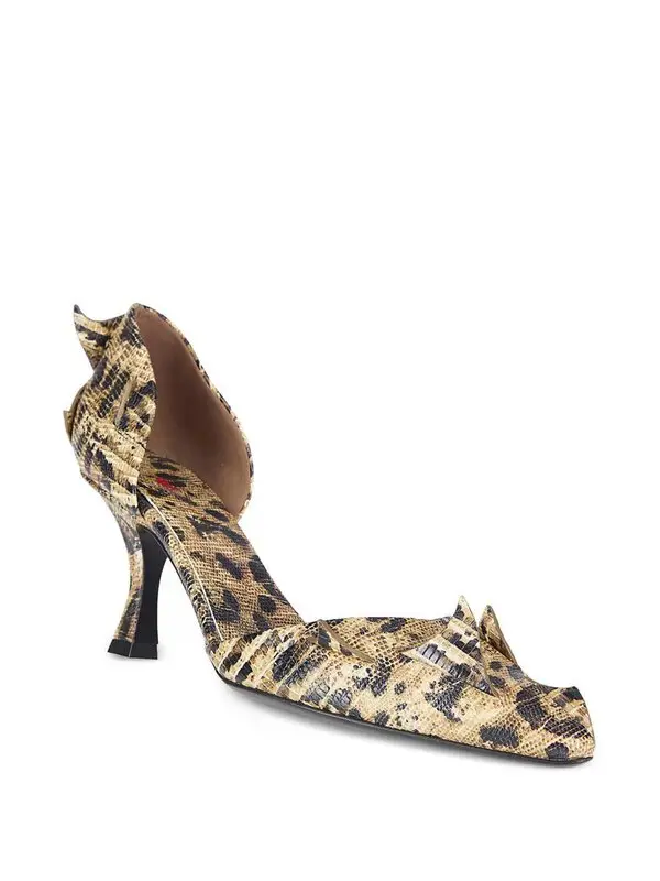 THE EROSE Yayoi Leopard-print Pumps