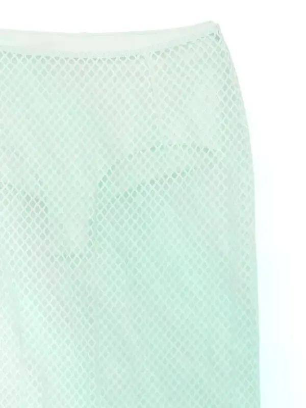 Patrizia Pepe Devoré Organza Midi Skirt