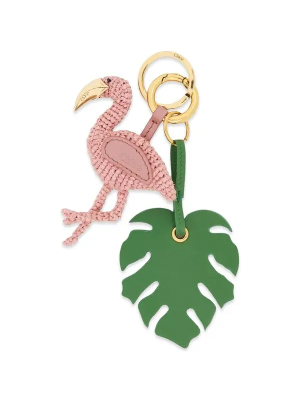 Chloé Symbols Keyring - Pink