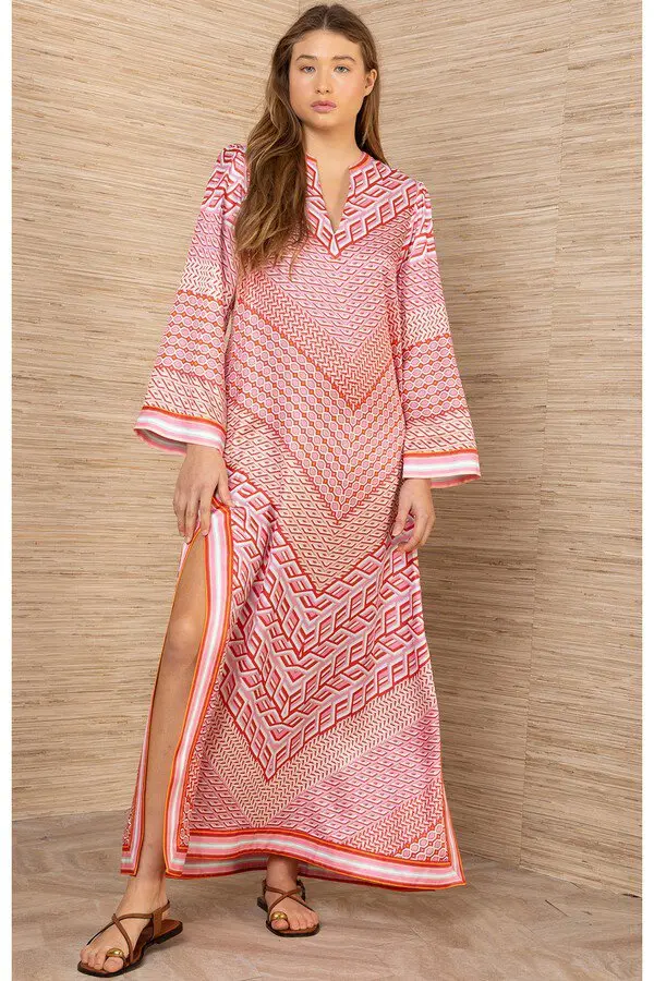 Hale Bob Aleyna Maxi Dress - Red