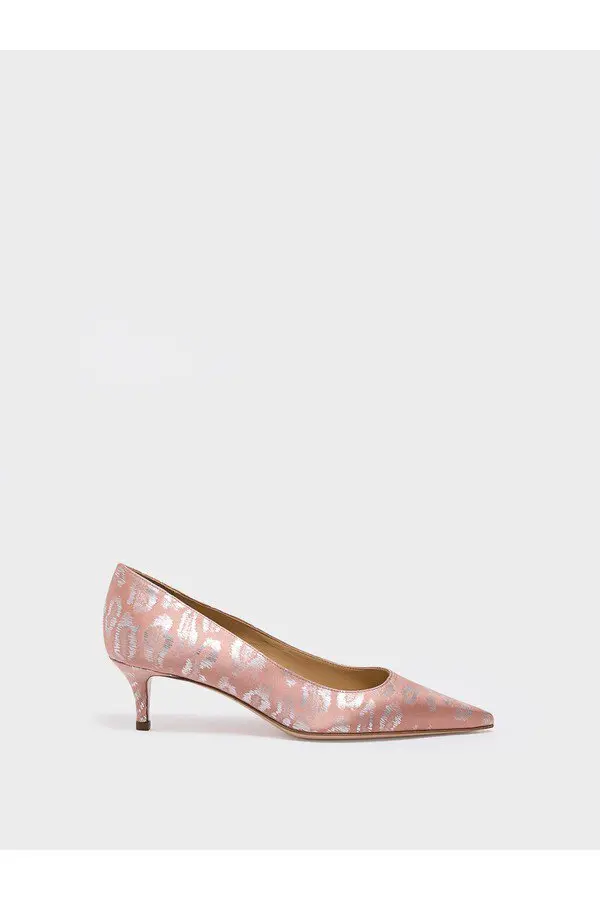 Marion Parke Classic Pump 45 | Blush Leopard - Natural