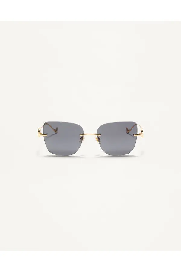 Valentino Garavani Geometric Metal Eyewear - Gold