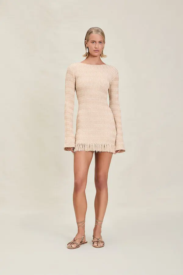 Devon Windsor Costa Dress - Neutral