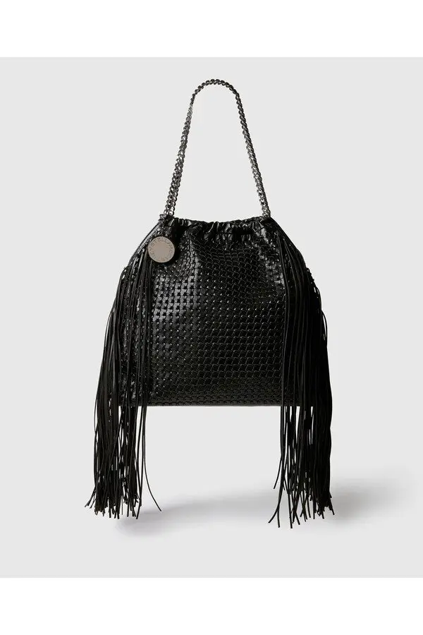 Stella McCartney Falabella Medium Drawstring Tote - Black