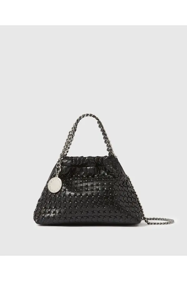 Stella McCartney Falabella Mini Drawstring Tote Bag - Black