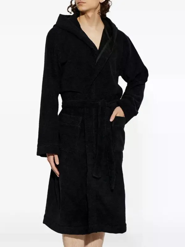 Moschino Logo-patch Hooded Bathrobe