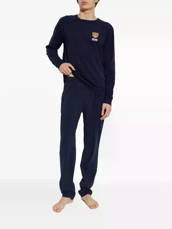 Moschino Two-piece Patch Pajamas Set