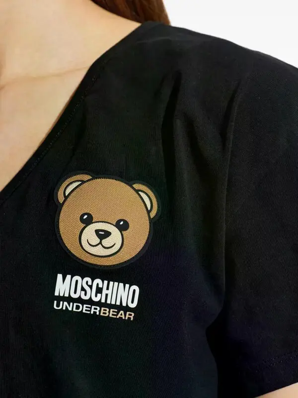 Moschino Two-piece Pajamas Logo Set