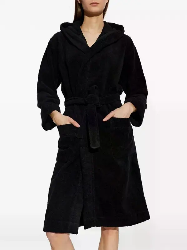 Moschino Logo-patch Hooded Dressing Gown