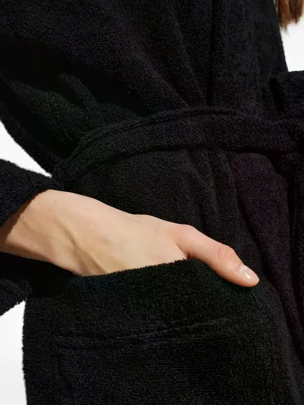 Moschino Logo-patch Hooded Dressing Gown