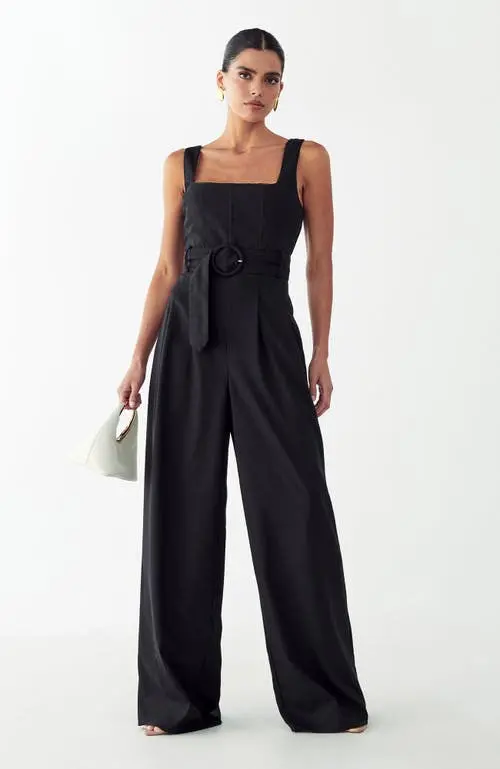 WILLA Annika Wide-leg Jumpsuit - Black