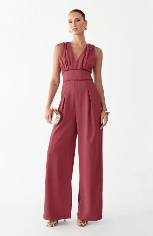 BWLDR Lyle Jumpsuit - China Rose