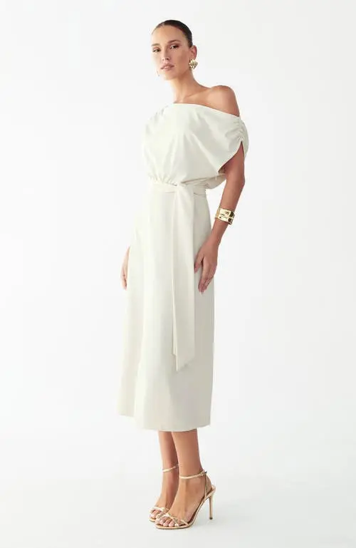 WILLA Eva Midi Dress - Cream