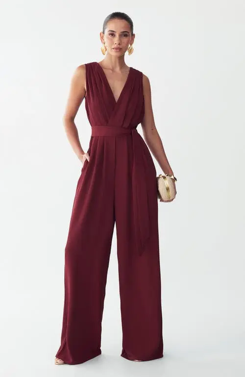 BWLDR Alina Jumpsuit - Wine