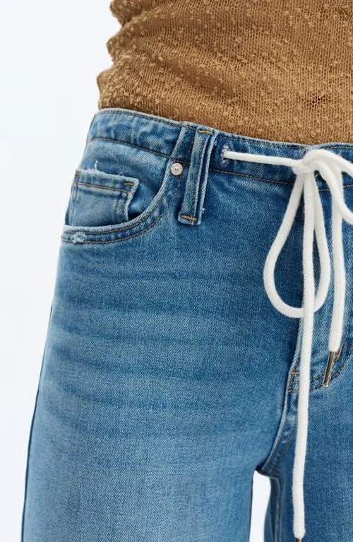 BAYEAS Zephyrine Drawstring Wide Leg Jeans