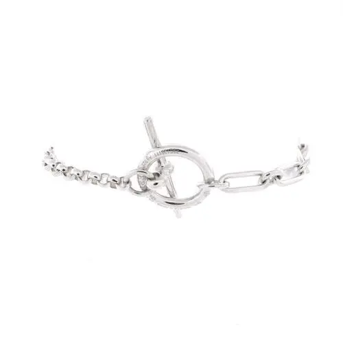 Hermès Chaine D'ancre Punk Bracelet Sterling