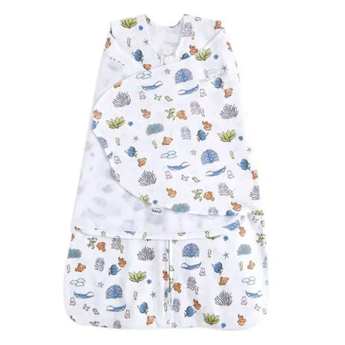 HALO Disney 100% Cotton 1.5 Tog Sleepsack Swaddle - Great Barrier Reef