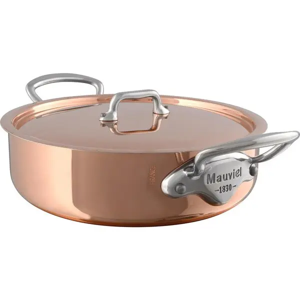 MAUVIEL M'3 S 3.2-qt Rondeau With Lid