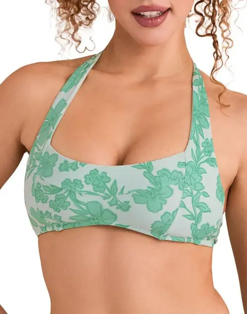 ADORE ME Perry Swimwear Bikini Top - Floral Green