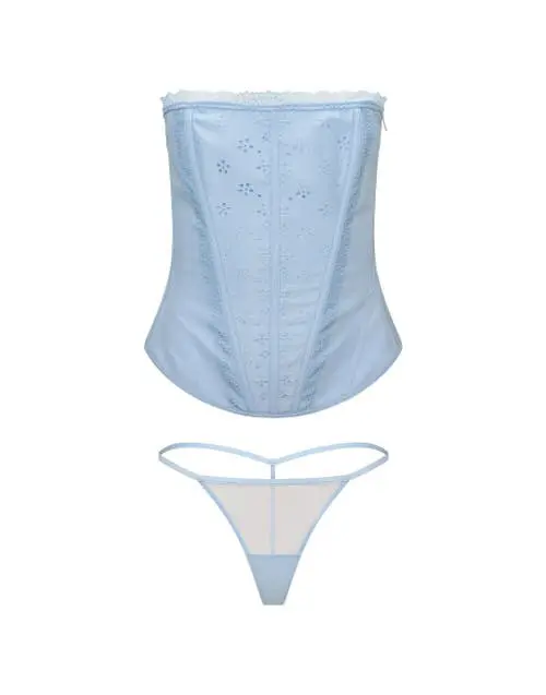 ADORE ME Willa Unlined Strapless Corset With G-string