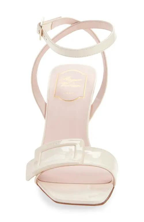 ROGER VIVIER Belle Vivier Wedge Sandal - Cire