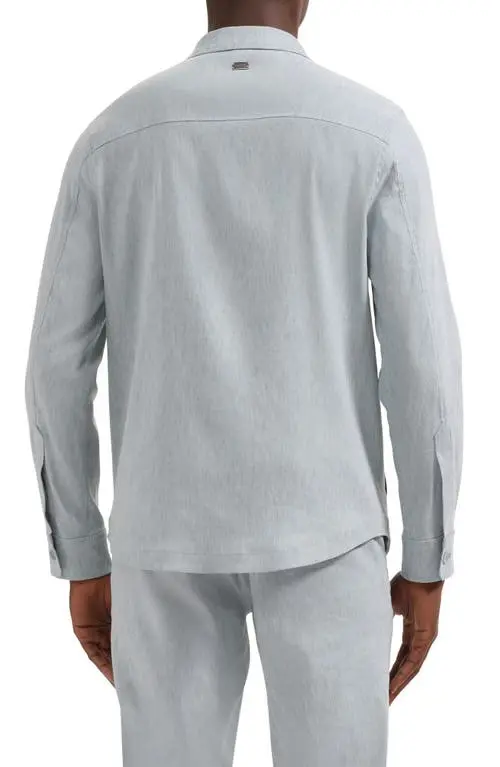 Bugatchi Aerolinen Linen Blend Shirt Jacket