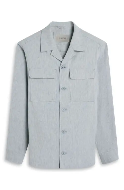 Bugatchi Aerolinen Linen Blend Shirt Jacket