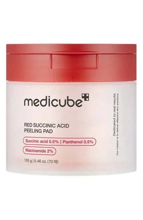 Name Medicube Succinic Acid Panthenol Peeling Pads - Red