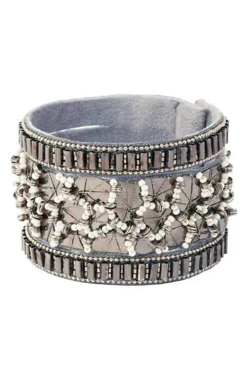 Deepa Gurnani Lumis Bracelet - Gunmetal