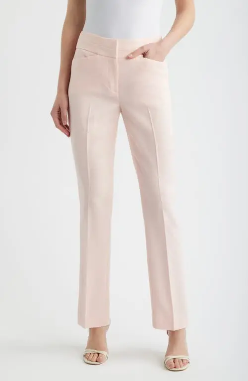 TAHARI ASL Bell Bottom Dress Pants - Slipper Pink