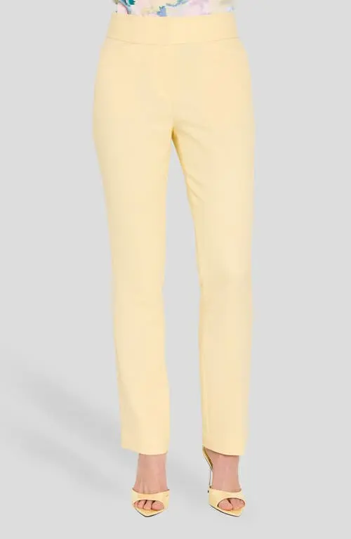 TAHARI ASL Bell-bottom Trousers - Buttercup