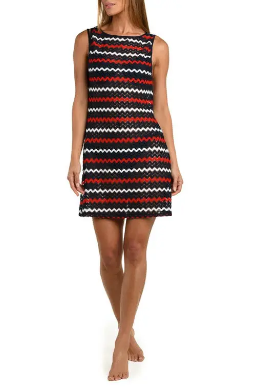 SUNSHINE 79 American Sweetheart Sleeveless Dress - Blue Multi