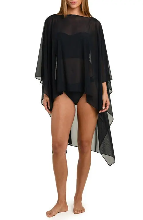 SUNSHINE 79 Maximal Mesh Cover-up Top - Black