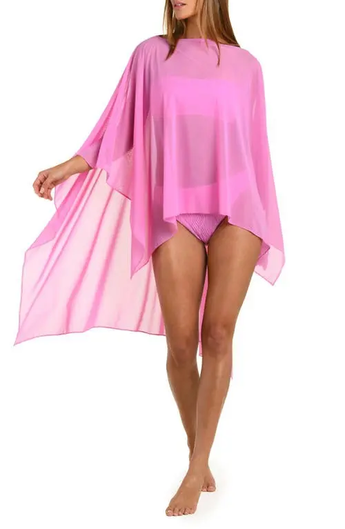 SUNSHINE 79 Mesh Cover-up Top - Blush