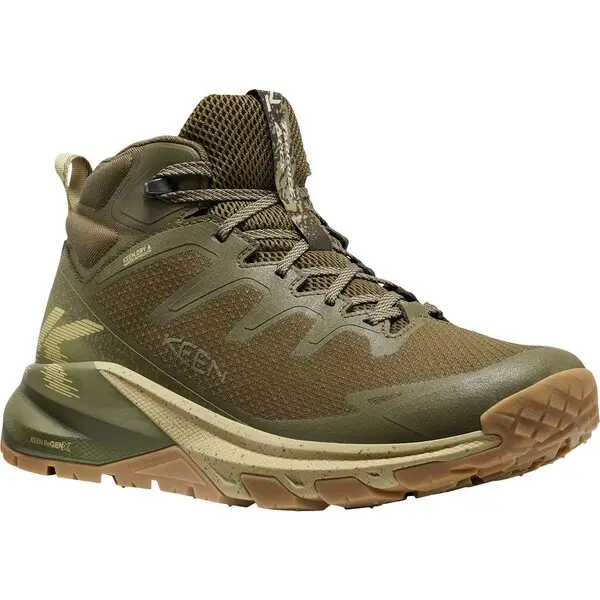 Keen Targhee Apex Mid Waterproof Hiking Boot - Dark Olive/khaki