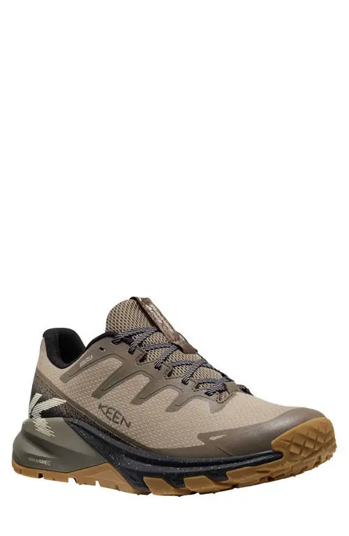 Keen Targhee Apex Waterproof Hiking Sneaker - Brindle/canteen