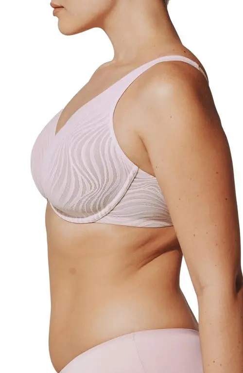THIRDLOVE 24/7® Classic Underwire Unlined Lace Minimizer Bra - Soft Pink