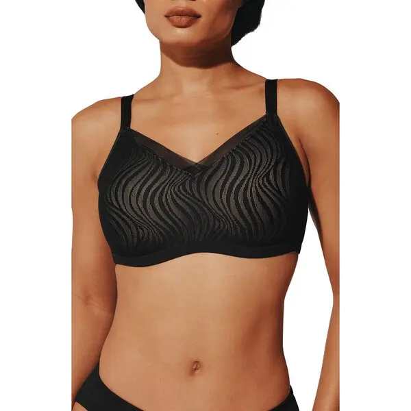THIRDLOVE 24/7® Classic Wireless Crossover Minimizer Bra - Black