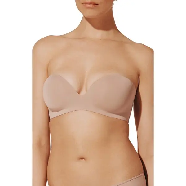 THIRDLOVE 24/7® Classic Underwire Strapless Push-up Bra - Taupe