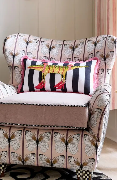 MACKENZIE-CHILDS Patience Brewster Gloria Alligator Lumbar Pillow
