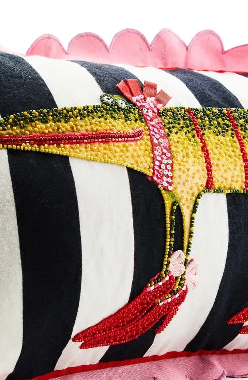 MACKENZIE-CHILDS Patience Brewster Gloria Alligator Lumbar Pillow