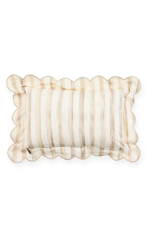 MACKENZIE-CHILDS Check Reversible Scallop Lumbar Pillow