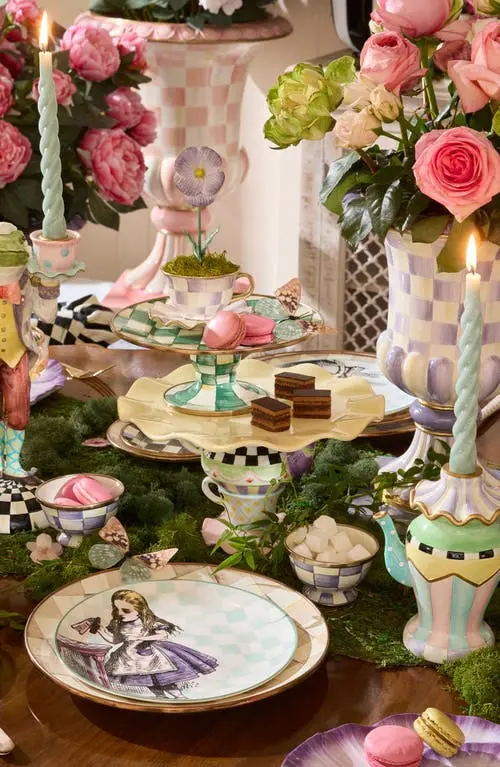 MACKENZIE-CHILDS Wonderland Cake Stand