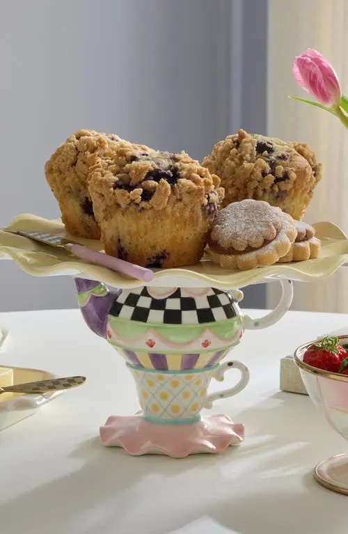 MACKENZIE-CHILDS Wonderland Cake Stand