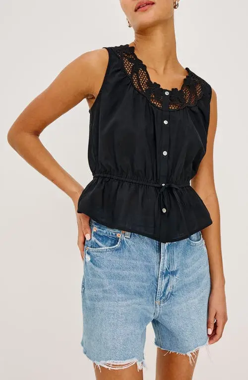 Rails Leilani Peplum Cotton Top