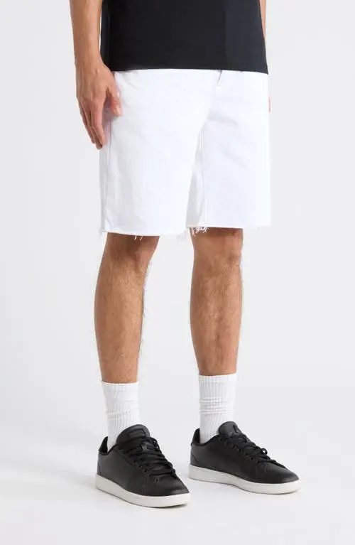 PURPLE BRAND Optic Denim Cutoff Shorts
