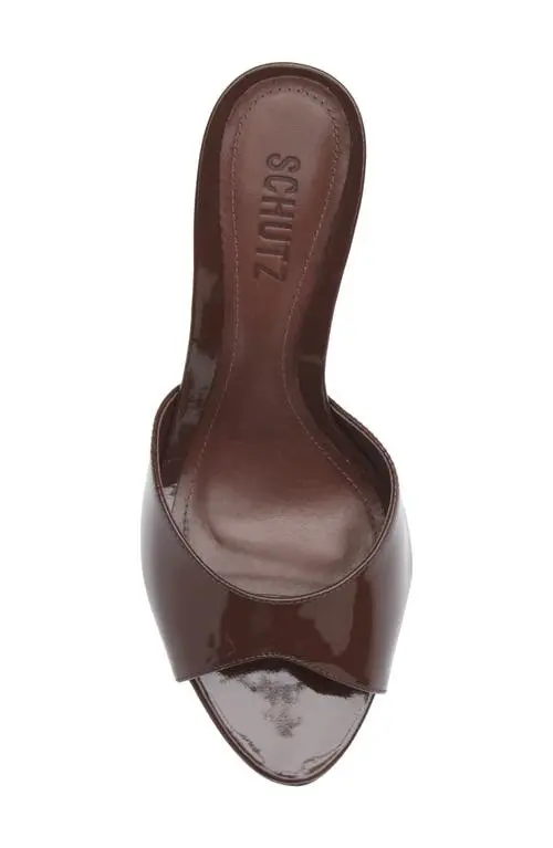 Schutz Cloe Slide Sandal - Root Brown