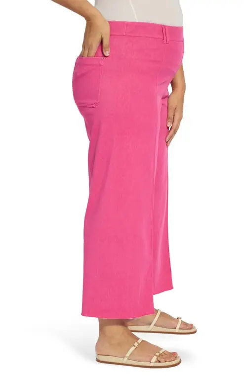 Lyssé Erin Pintuck Pleat Wide Leg Jeans