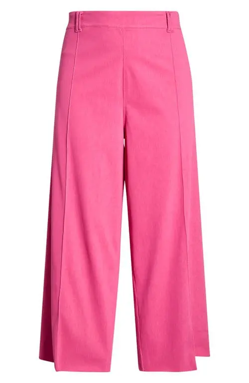 Lyssé Erin Pintuck Pleat Wide Leg Jeans